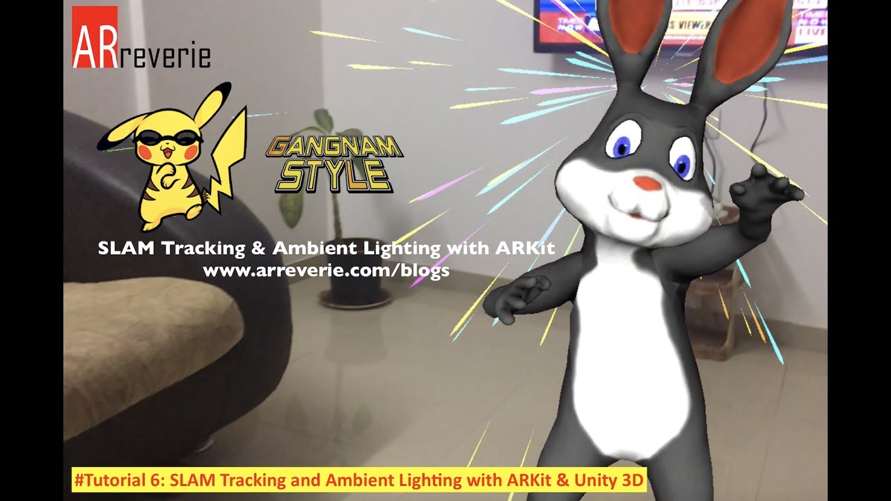 ARKit Demo: SLAM Tracking & Ambient Lighting - YouTube