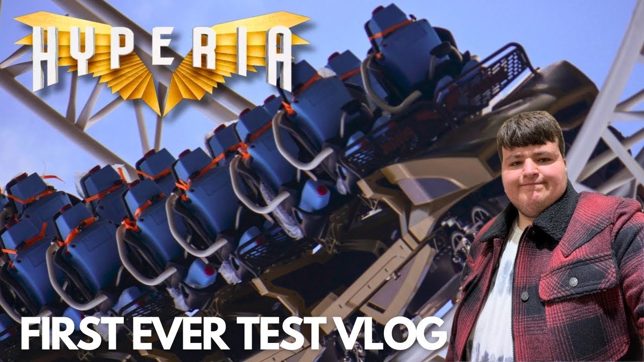 Hyperia First Ever Test Vlog Thorpe Park - YouTube