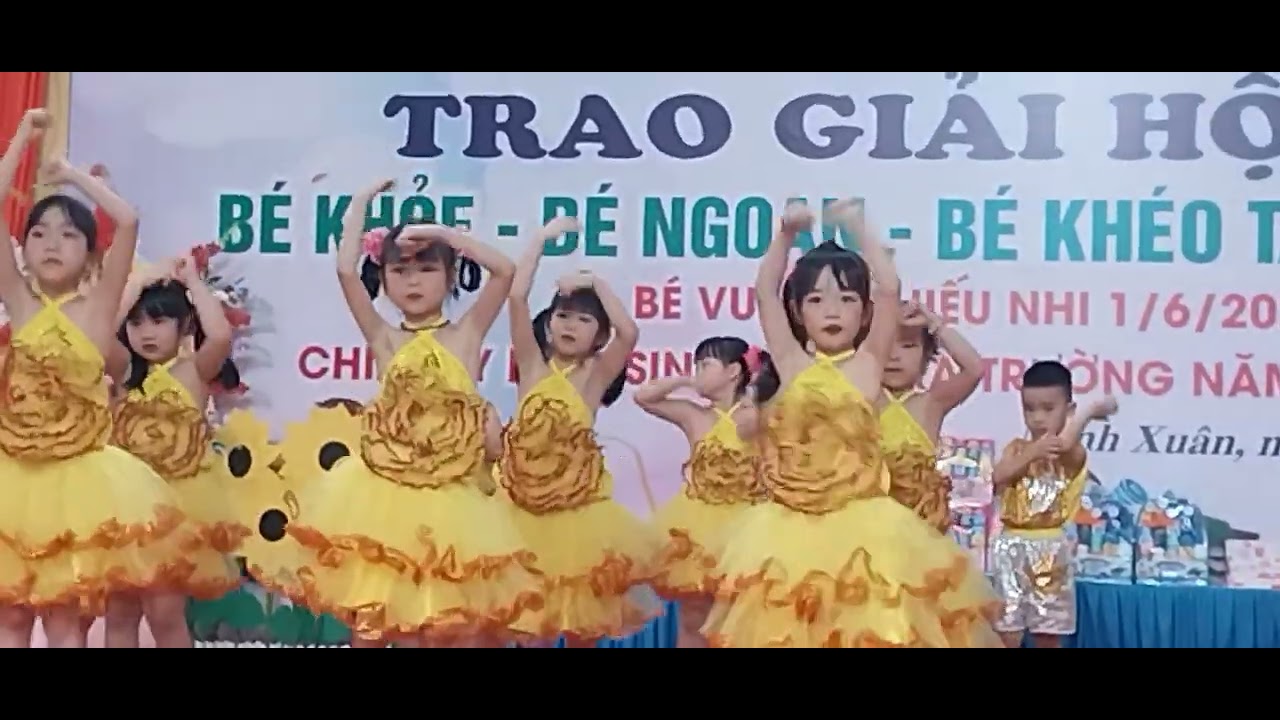 Điệu nhảy "No face no number" của các bé Trường MN Hoa Sen TP Tuyên ...