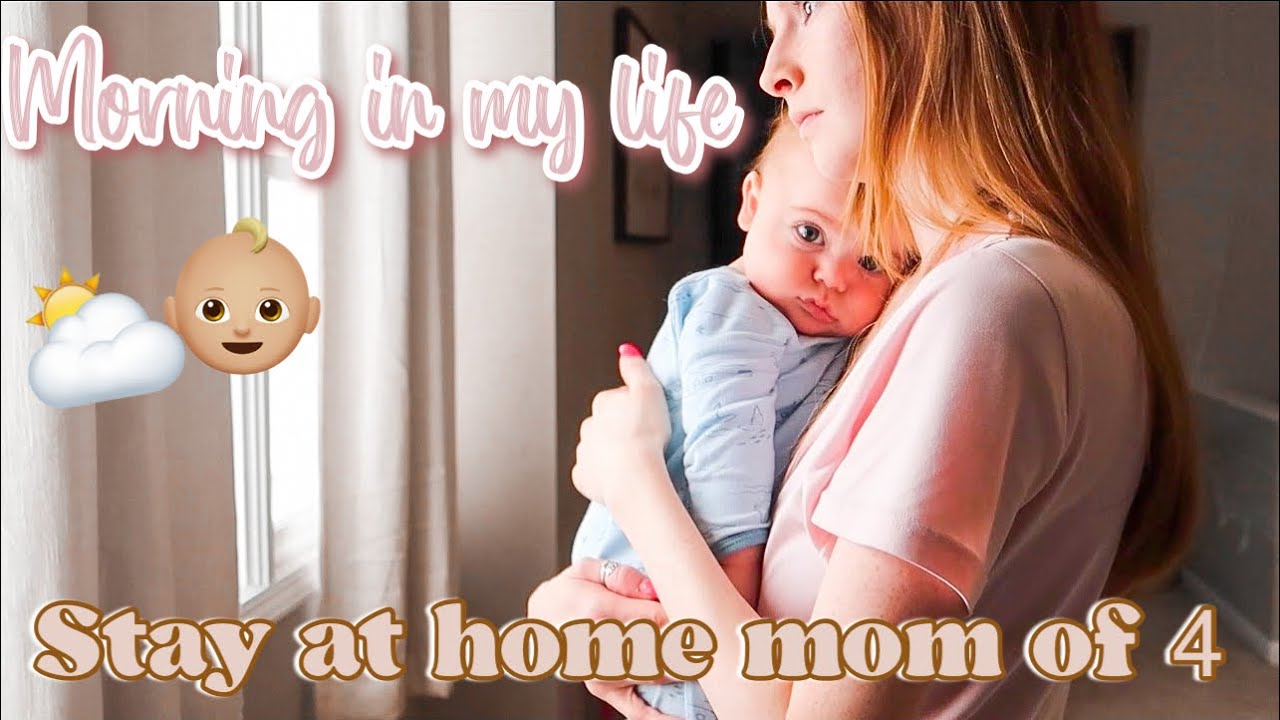 MORNING IN MY LIFE STAY AT HOME MOM OF 4 | morning routine vlog with a ...