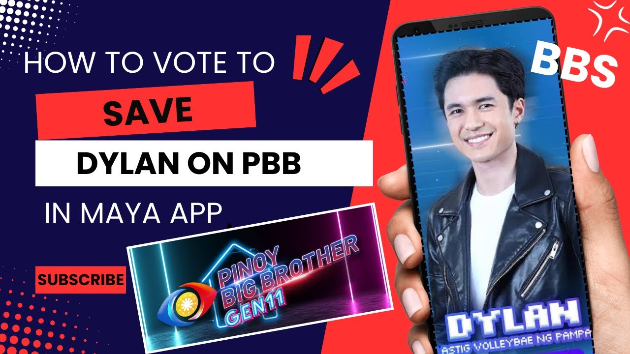 HOW TO VOTE TO SAVE DYLAN ON PBB EVICTION IN MAYA APP | HOW TO VOTE BBS ...