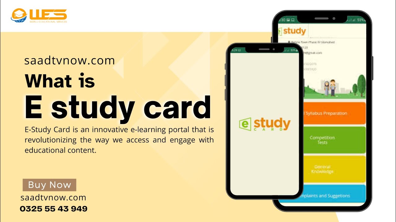 How to Use E Study Card | Step-by-Step Guide and Purchase Information ...