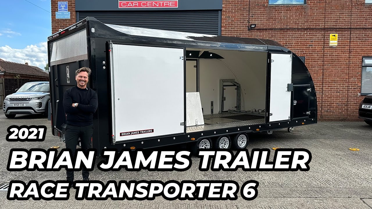 2021 Brain James Trailers Race Transporter 6 - YouTube