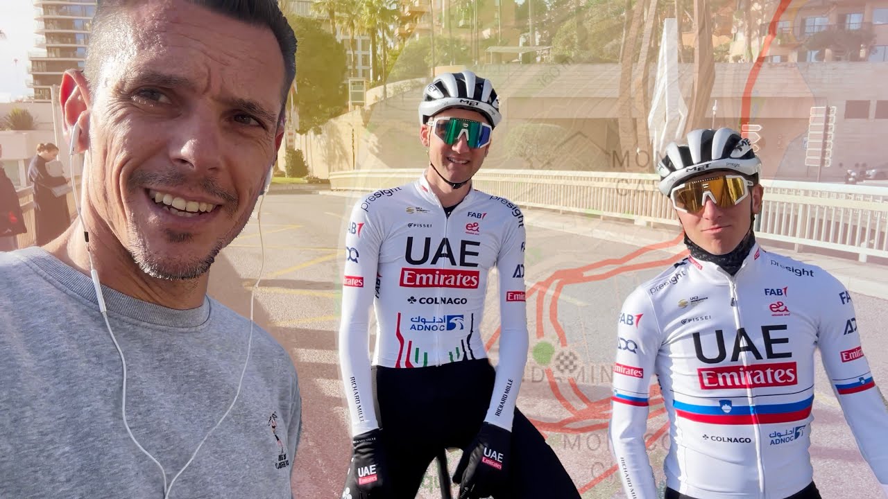 Le tour de Monaco en courant ! (Je rencontre Tadej Pogacar et Tim ...