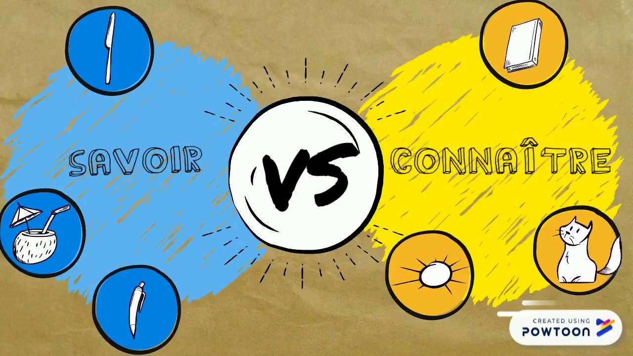 🇫🇷SAVOIR OU CONNAITRE ? 🤯NE FAITES PLUS L'ERREUR! (A1) - YouTube