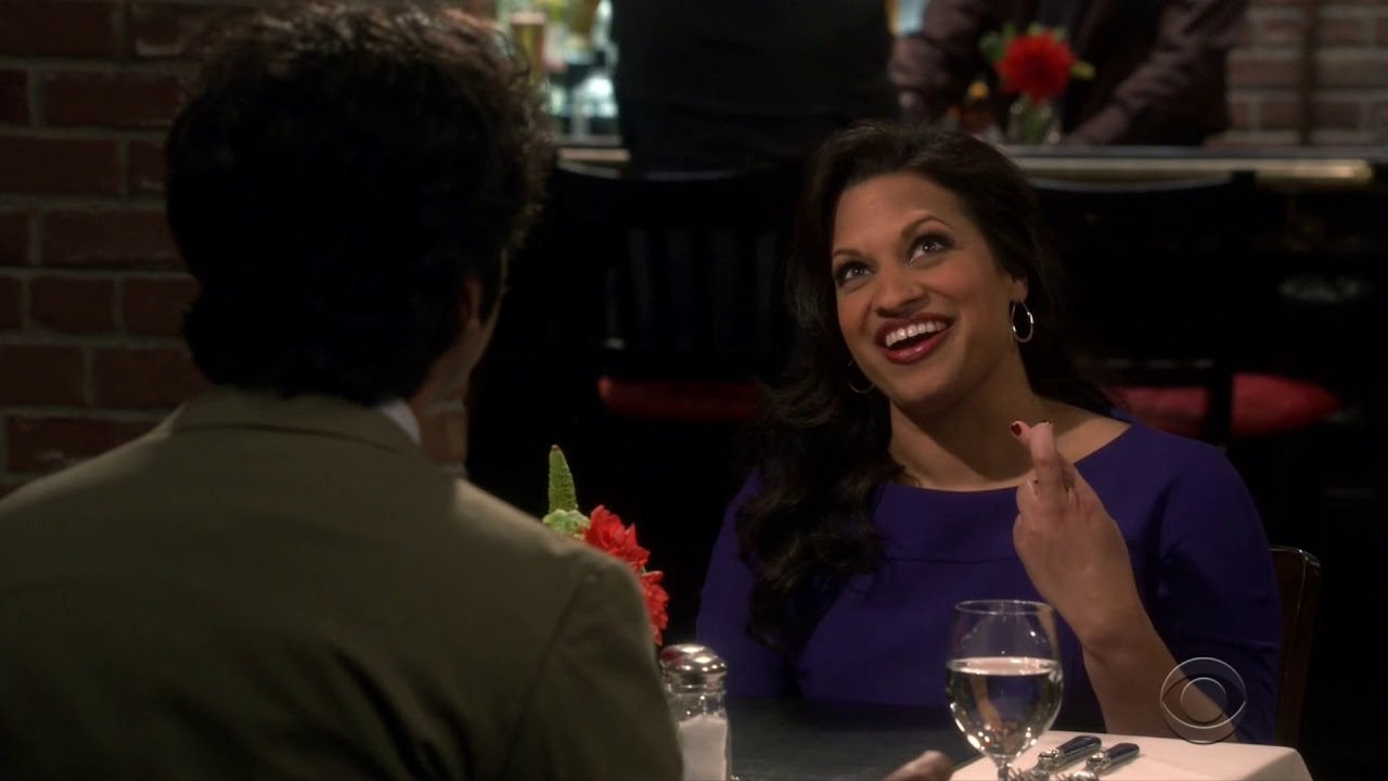 The Big Bang Theory, Raj and Anu's first date - YouTube