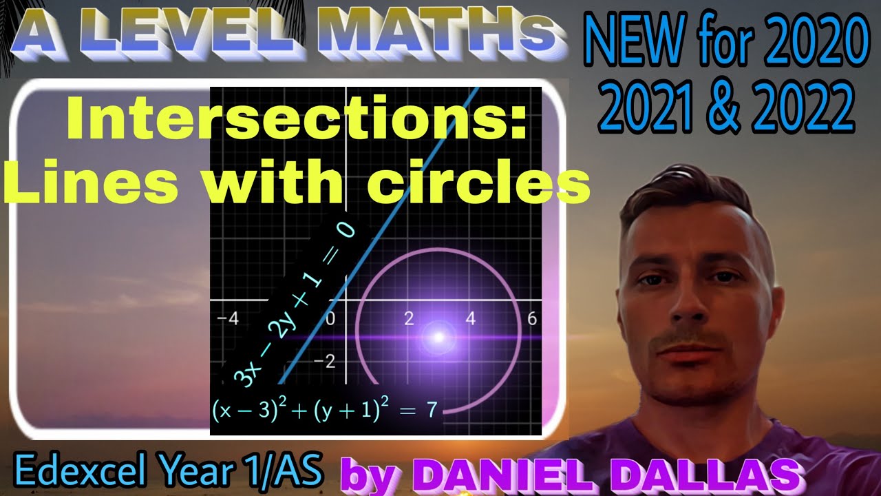 FINDING THE INTERSECTION OF A CIRCLE AND A LINE A Level MATHs CIRCLES ...