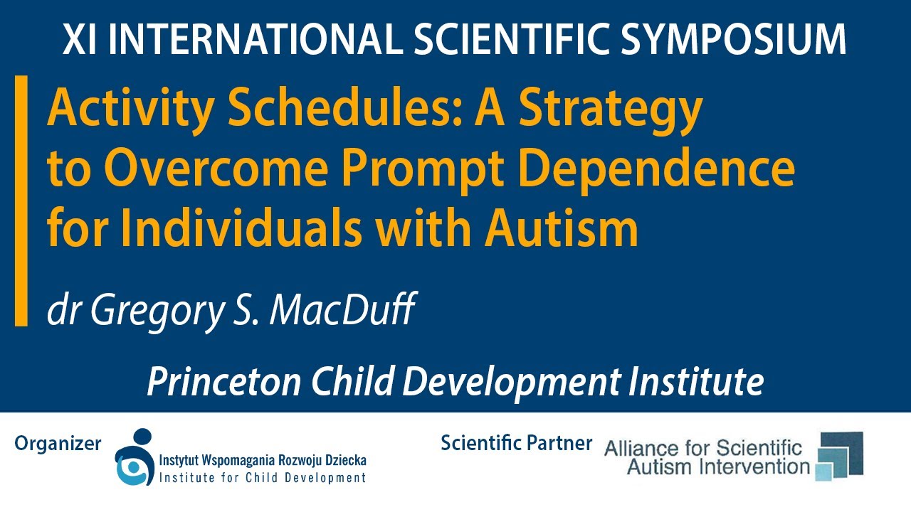 Activity Schedules: A Strategy to Overcome Prompt Dependence... - dr ...