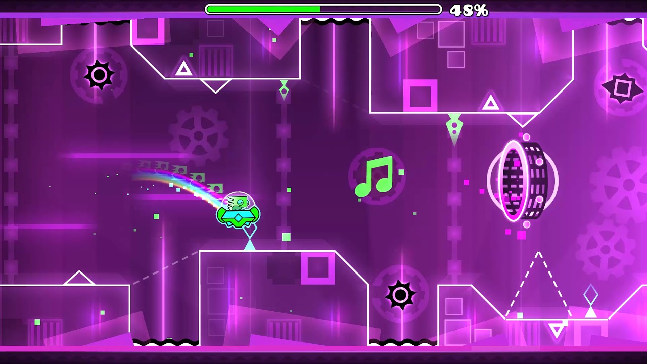 Space Invaders Geometry Dash 211 Youtube