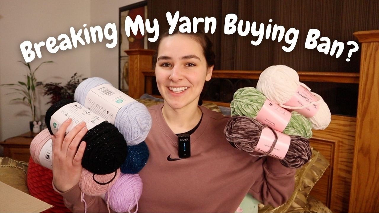 Yarn Haul | breaking my yarn buy ban to stock my shop - YouTube