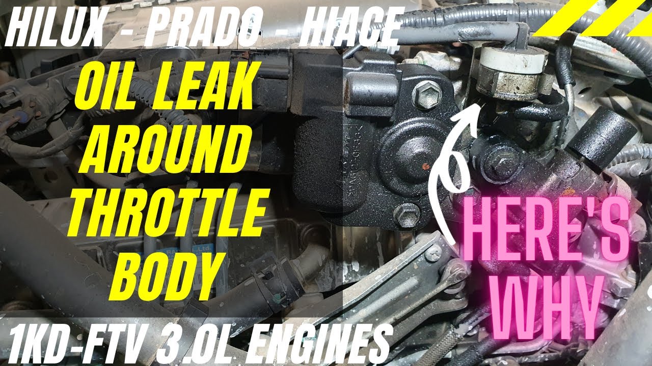 QuickFix - Oil around throttle body on 1KD engines - MAP sensor filter ...