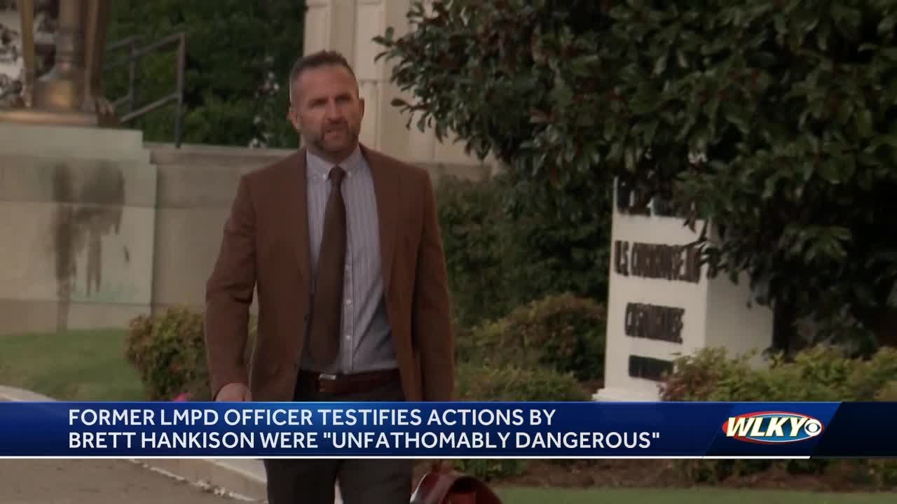 Former LMPD officer testifies Brett Hankison's actions were ...