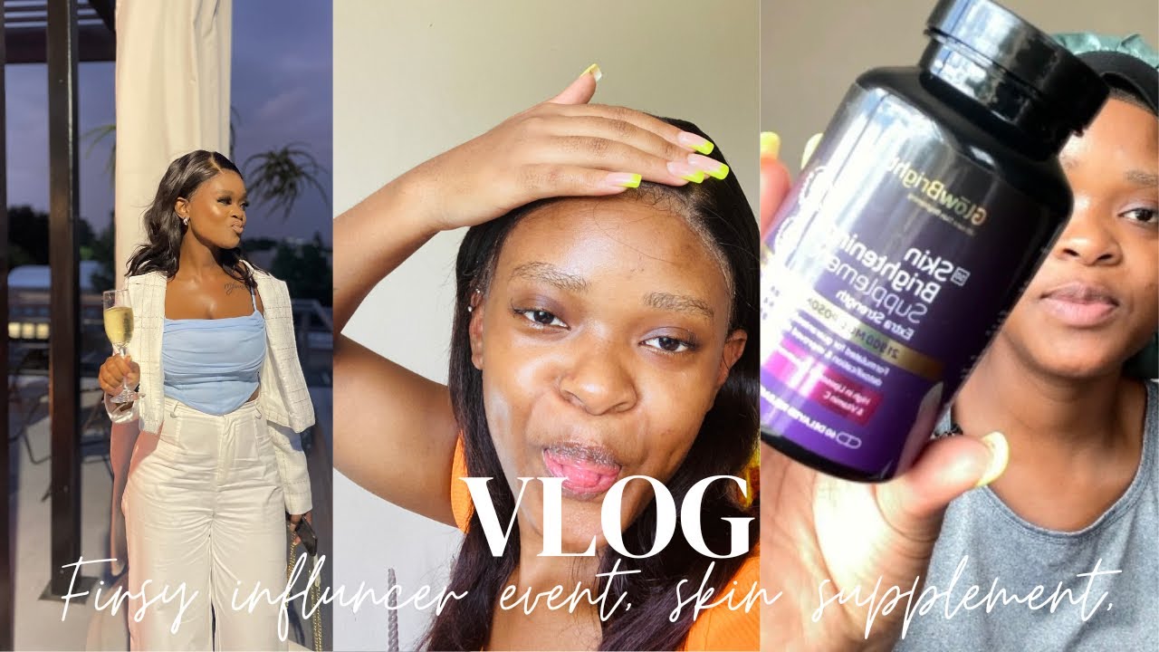 #vlog Attending my first influencer event, Skin supplements, organising ...