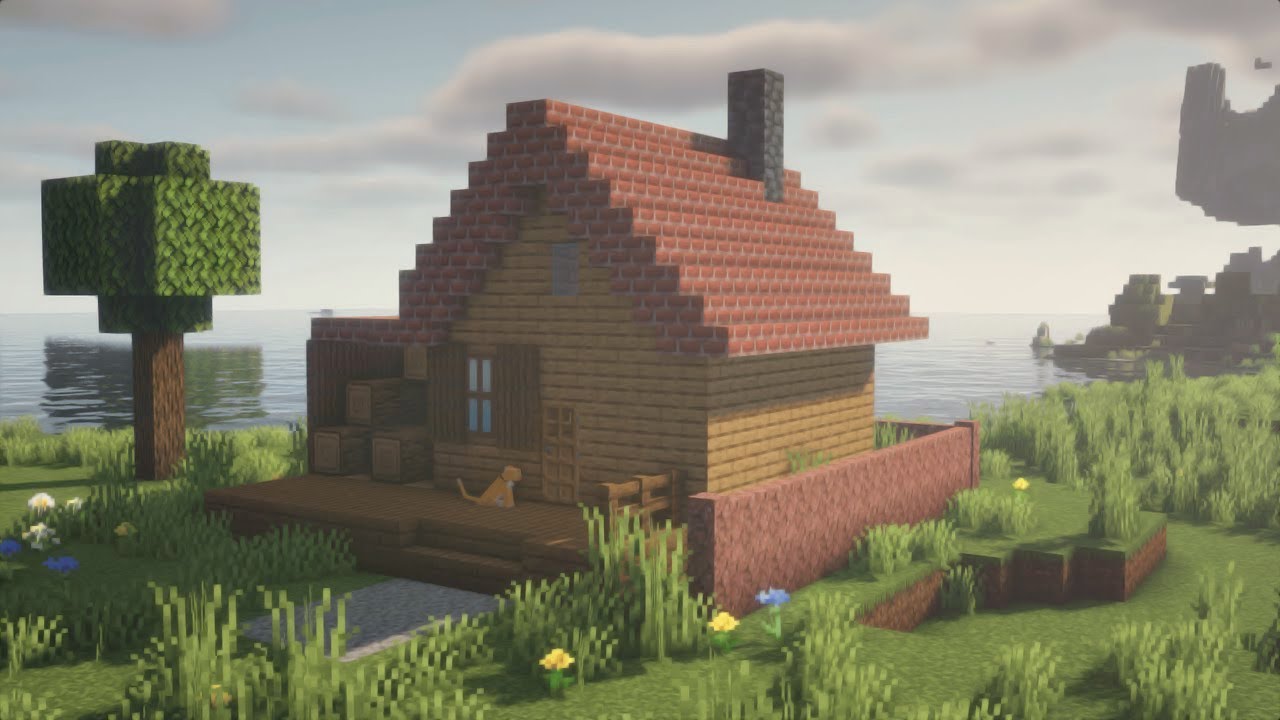 Minecraft - Stardew Valley Farmhouse (Easy Build Tutorial) - YouTube