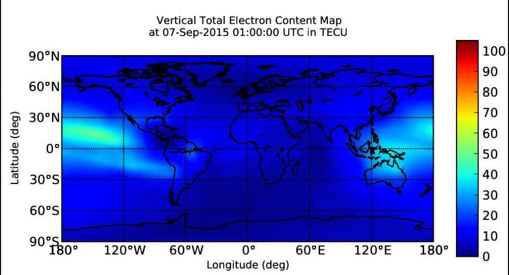 NASA版 TEC Map 20150907 - YouTube