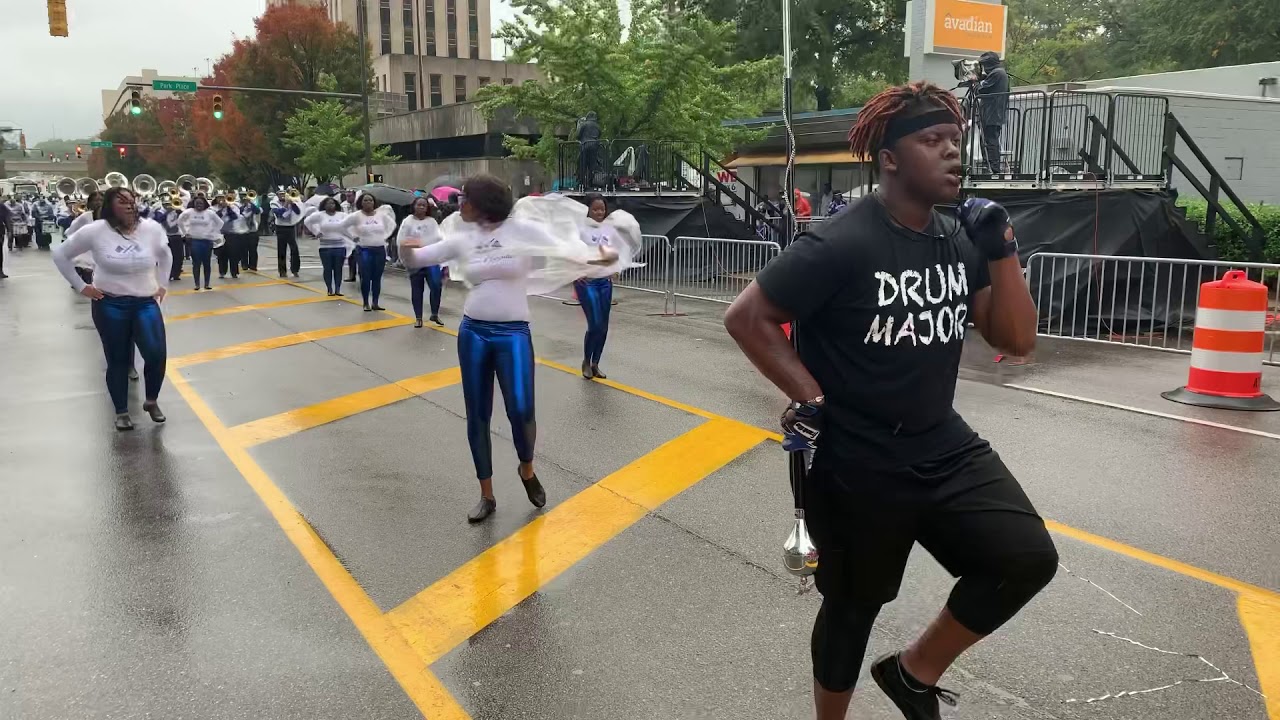 Meridian High School Band 2019 @ Magic City Classic Parade - YouTube