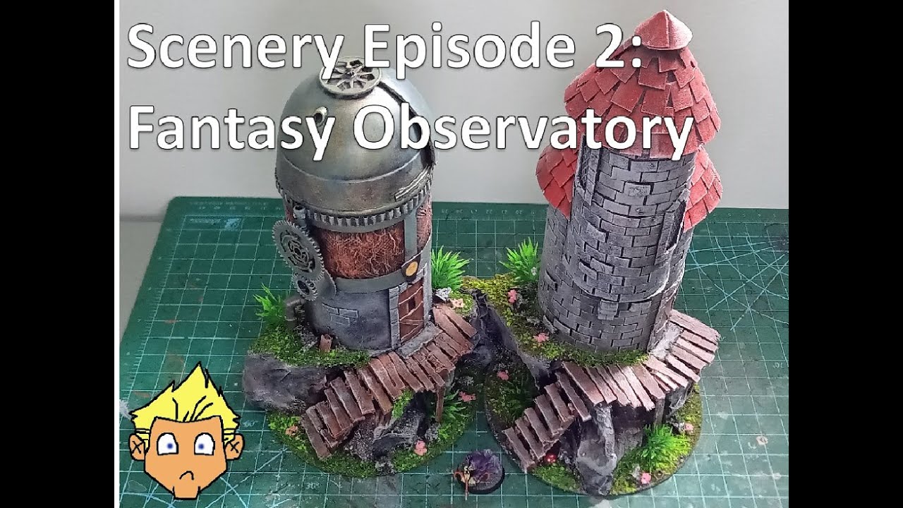 Scenery Episode 2: Fantasy Observatory scratch build - YouTube