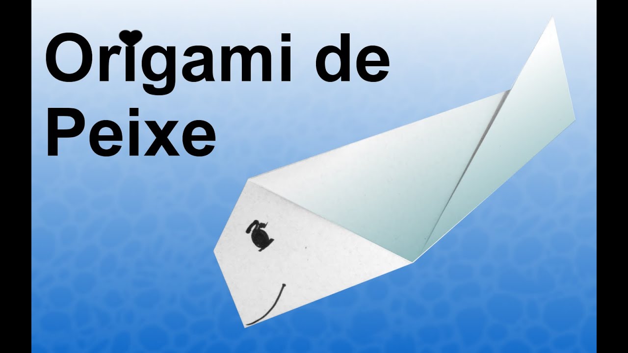 Como fazer origami de Peixe - YouTube