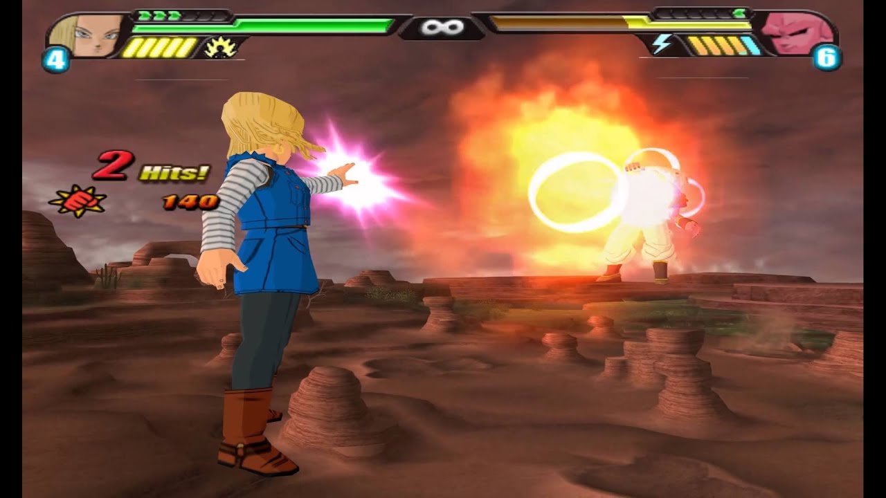 Android 18 vs Super Buu - YouTube