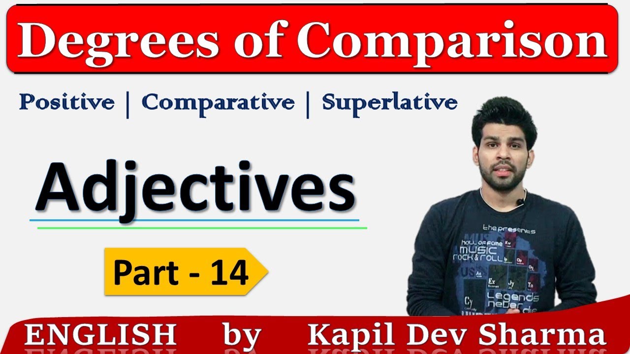 Degrees of Comparison: Positive/Comparative/Superlative | Adjectives ...