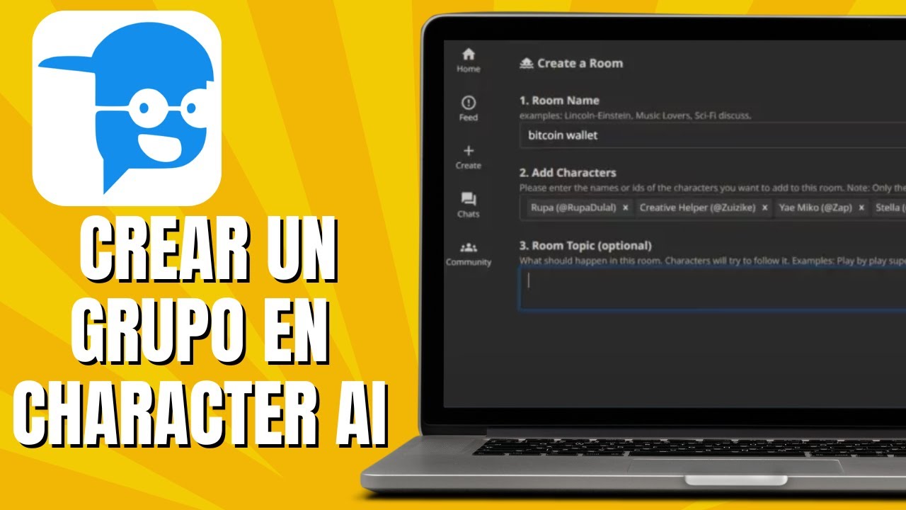 Cómo CREAR Una Sala En CHARACTER AI | Crear Un Grupo En CHARACTER AI ...