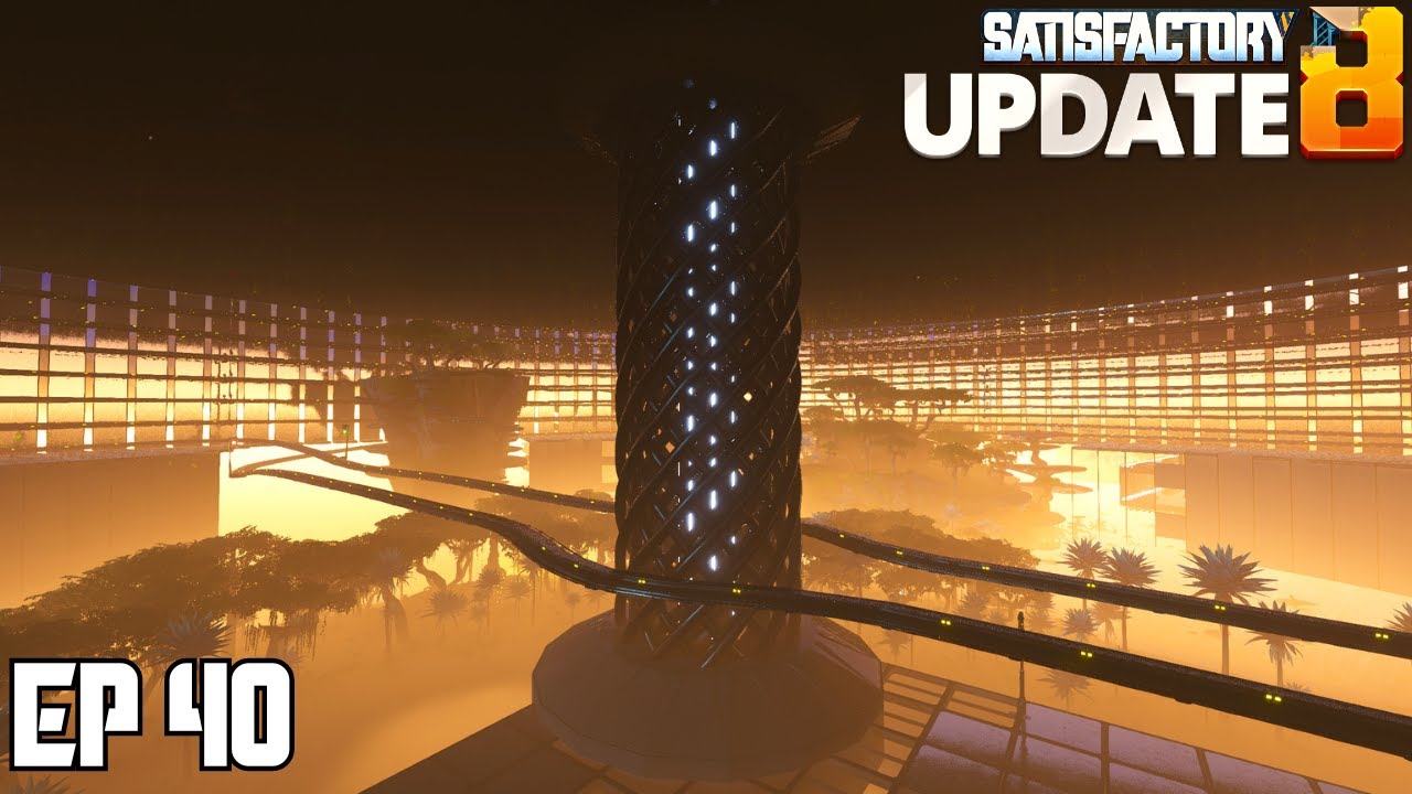 OIl Pipe Spiral & A New Trainline Begins! | Satisfactory U8 - Ep 40 ...