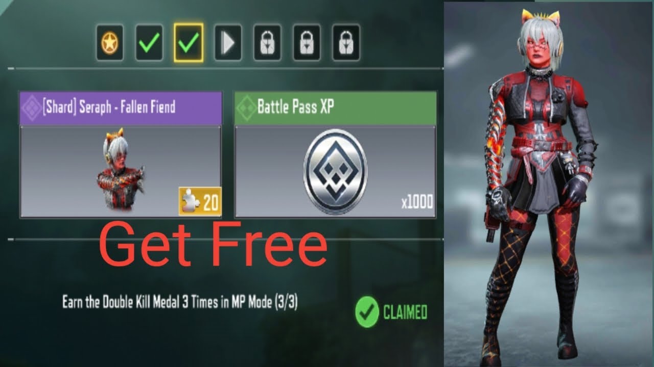 Call Of Duty Mobile New Task Eran double Kill Medal 3 Time in MP ...