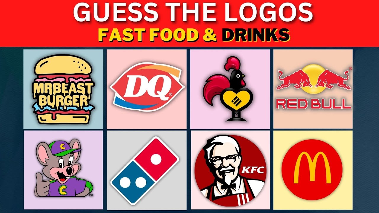 Guess Fast Food Logo in 3 seconds | How Many Fast Food Logos Do You ...