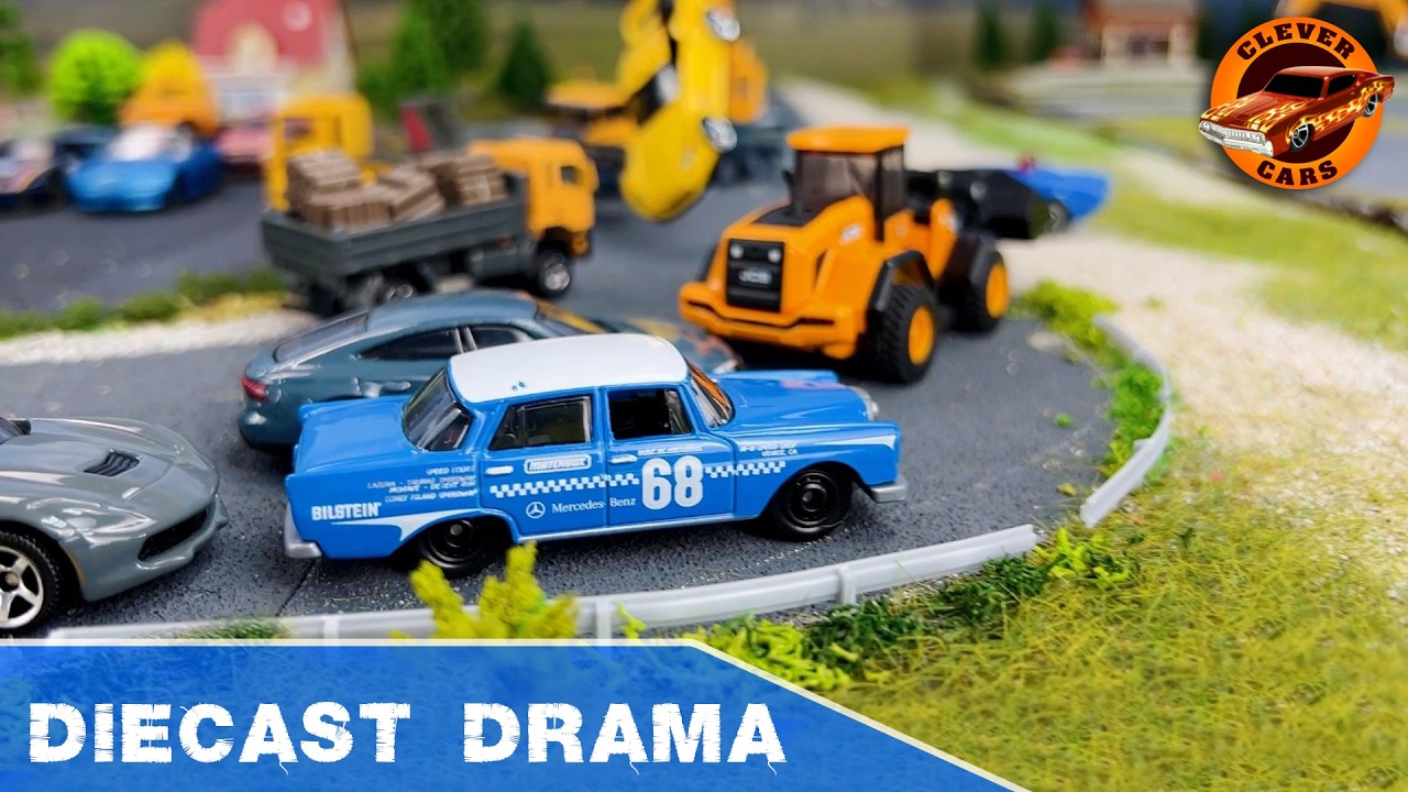 Diecast Model Cars in Action: DIY 1/64 Scale Diorama Showcase - YouTube