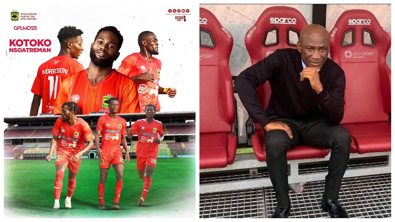 Kotoko coach Ogum correct 20-man squad against Nsuatreman.5 supporters ...