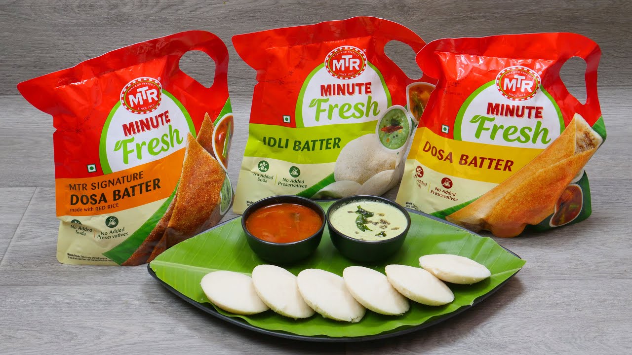 MTR Minute Fresh Idli Batter I ನಮ್ಮ ಪರಂಪರೆಯ ಸಾಂಪ್ರದಾಯಕವಾದ ಮೃದುವಾದ ಇಡ್ಲಿ ...