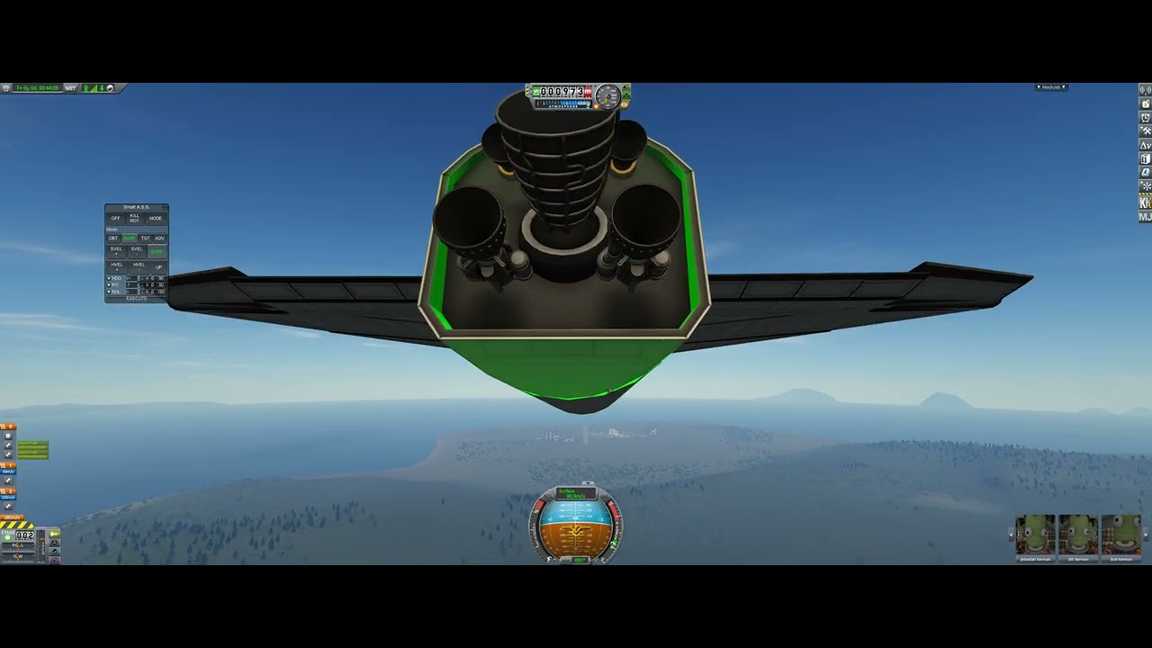 KSP | Landing a fully working space shuttle at the KSC (stock parts ...
