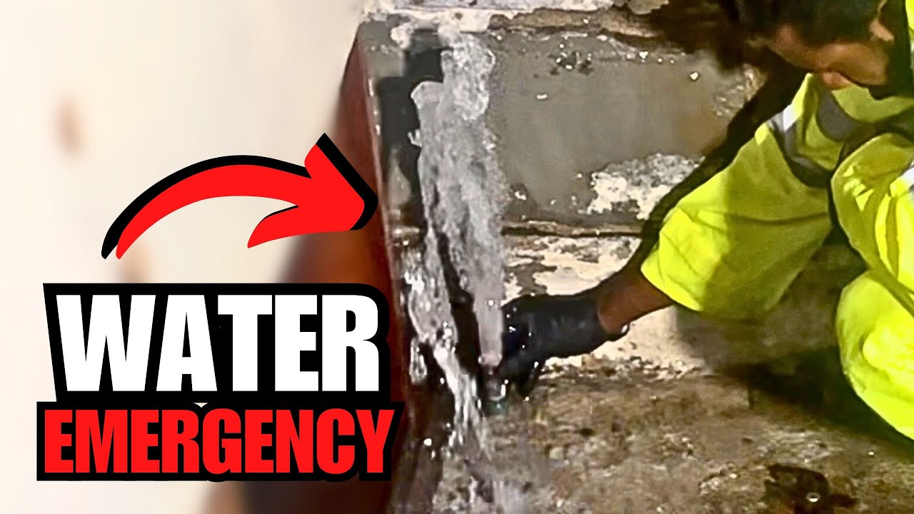 Emergency Water Main Break Repair... Neglected Hoarder House Part ...