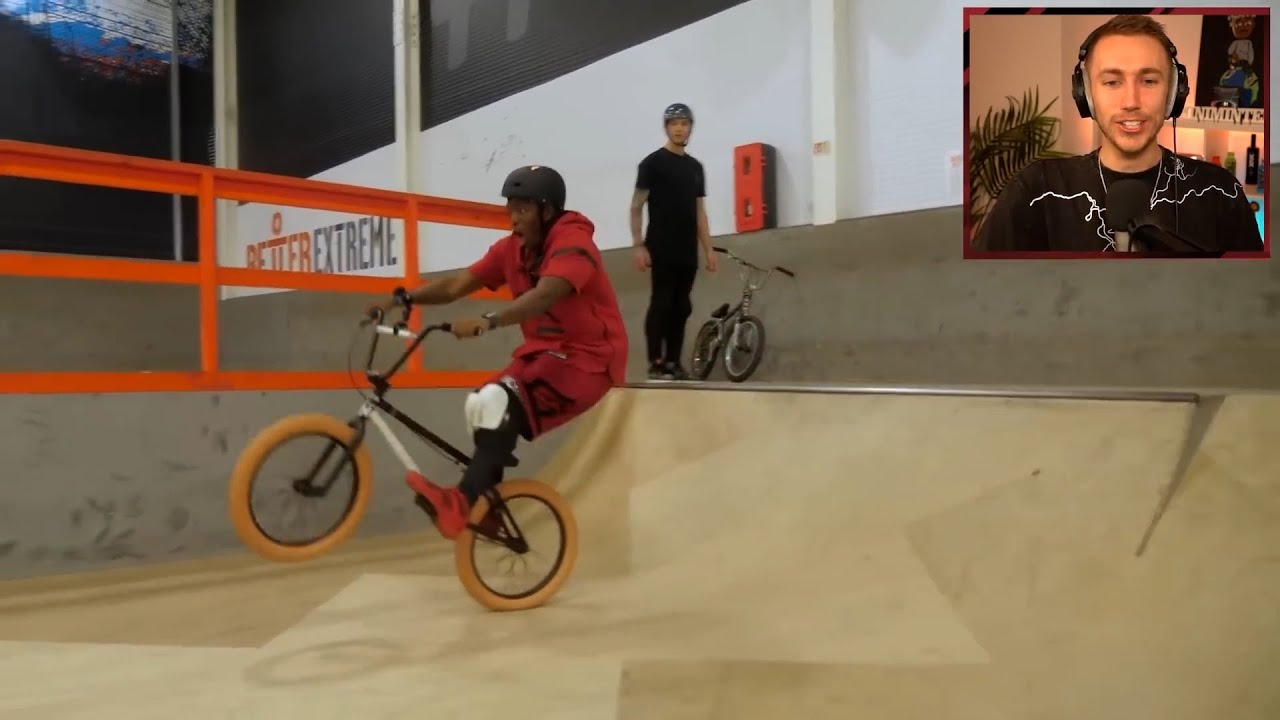 When KSI Attempted A BMX Trick 😂 - YouTube