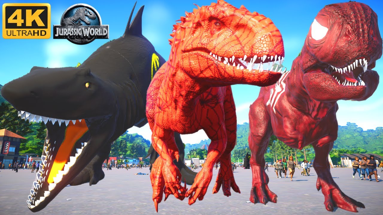 EVOLUTION OF DINOSAURS BRACHIOSAURUS, PTERODACTYL REX Megalodon Bites ...