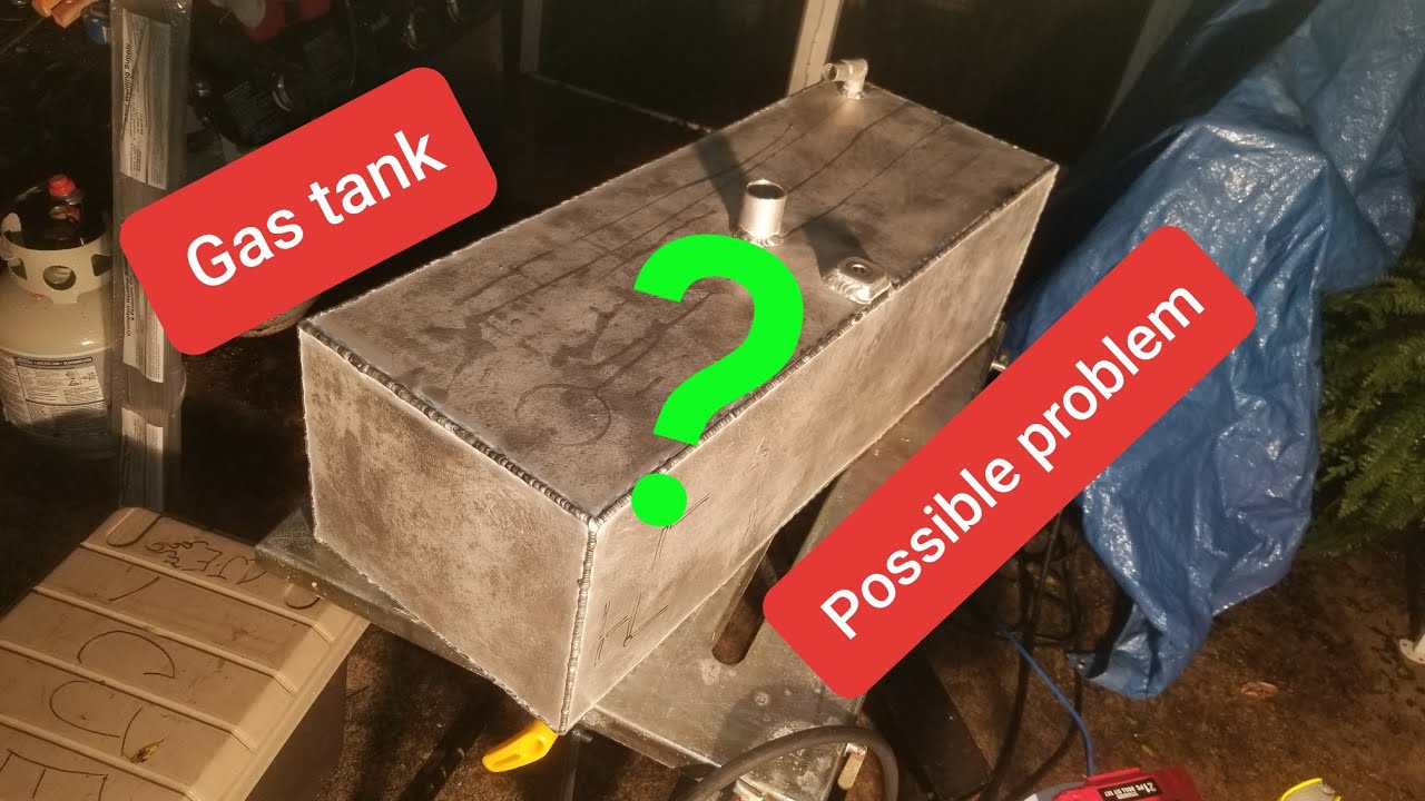Building my own gas tank for micro skiff - YouTube