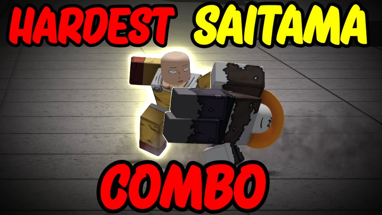 The Saitama Combo You've Been Waiting For (Roblox The Strongest Battlegrounds) - YouTube