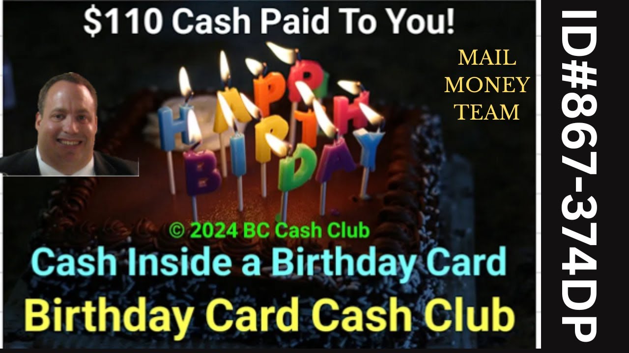 MAKE $110 FOR YOUR BIRTHDAY WITH THE BCCC (Birthday Card Cash Club ...