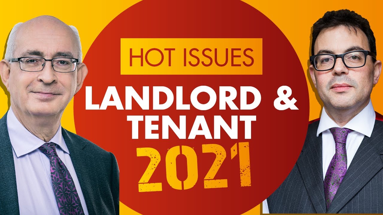 Five Hot Issues in Landlord & Tenant Law 2021 - YouTube