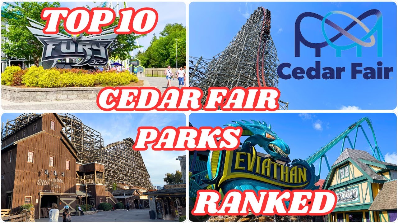 Top 10 Cedar Fair Parks - YouTube