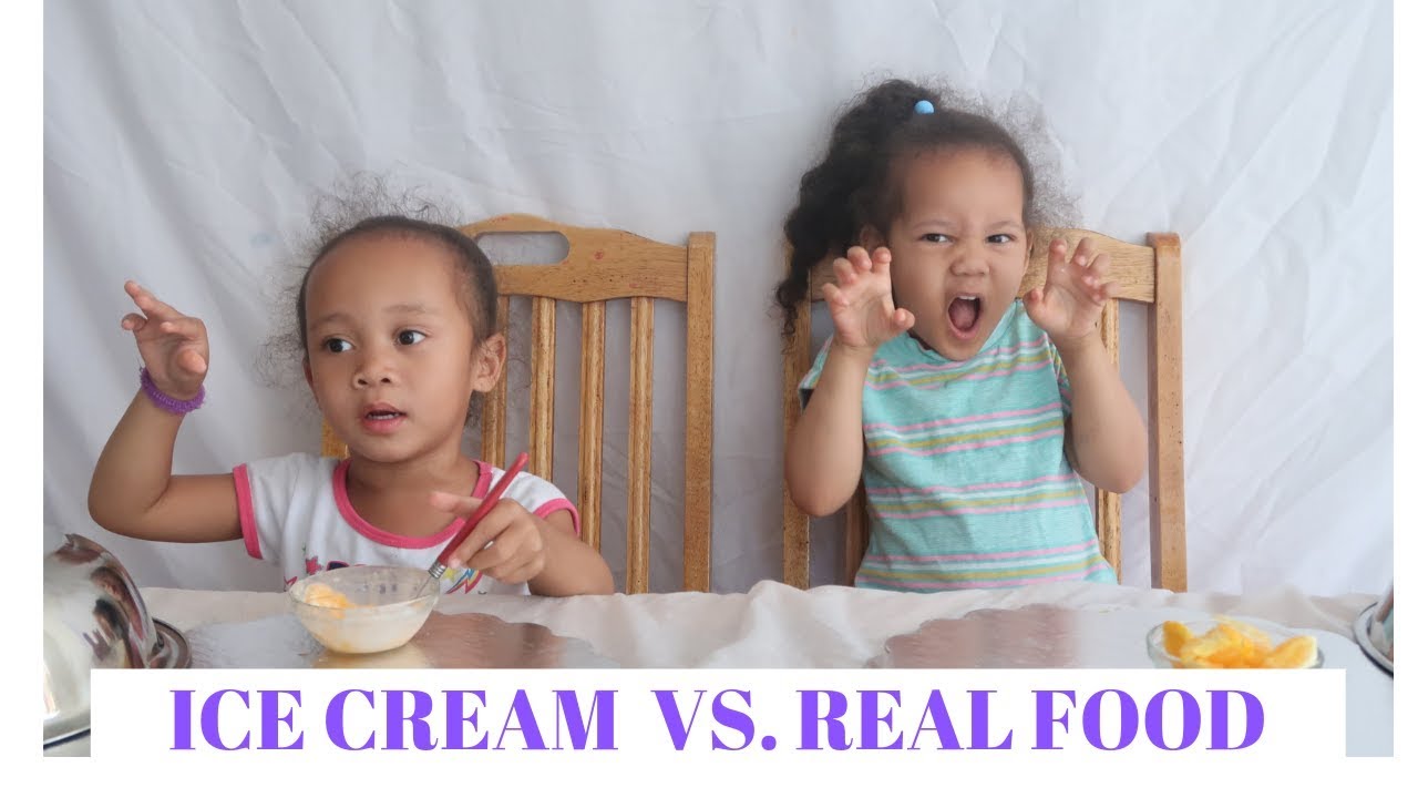 ICE CREAM VS REAL FOOD - YouTube