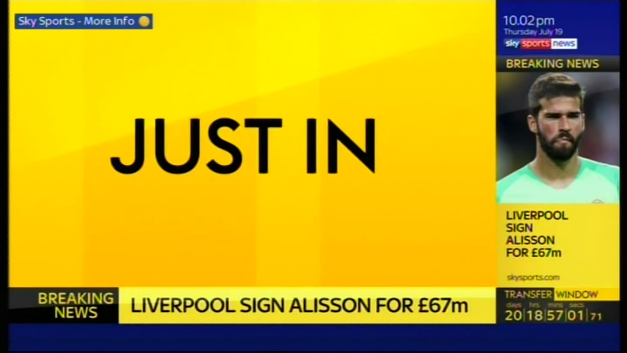 CONFIRMED: Liverpool Sign Alisson Becker From AS Roma For £67m - YouTube