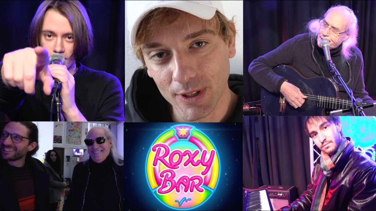 Backstage Nuovo Roxy Bar 14.2.24 con Franco Mussida, Frabolo, Mandark ...