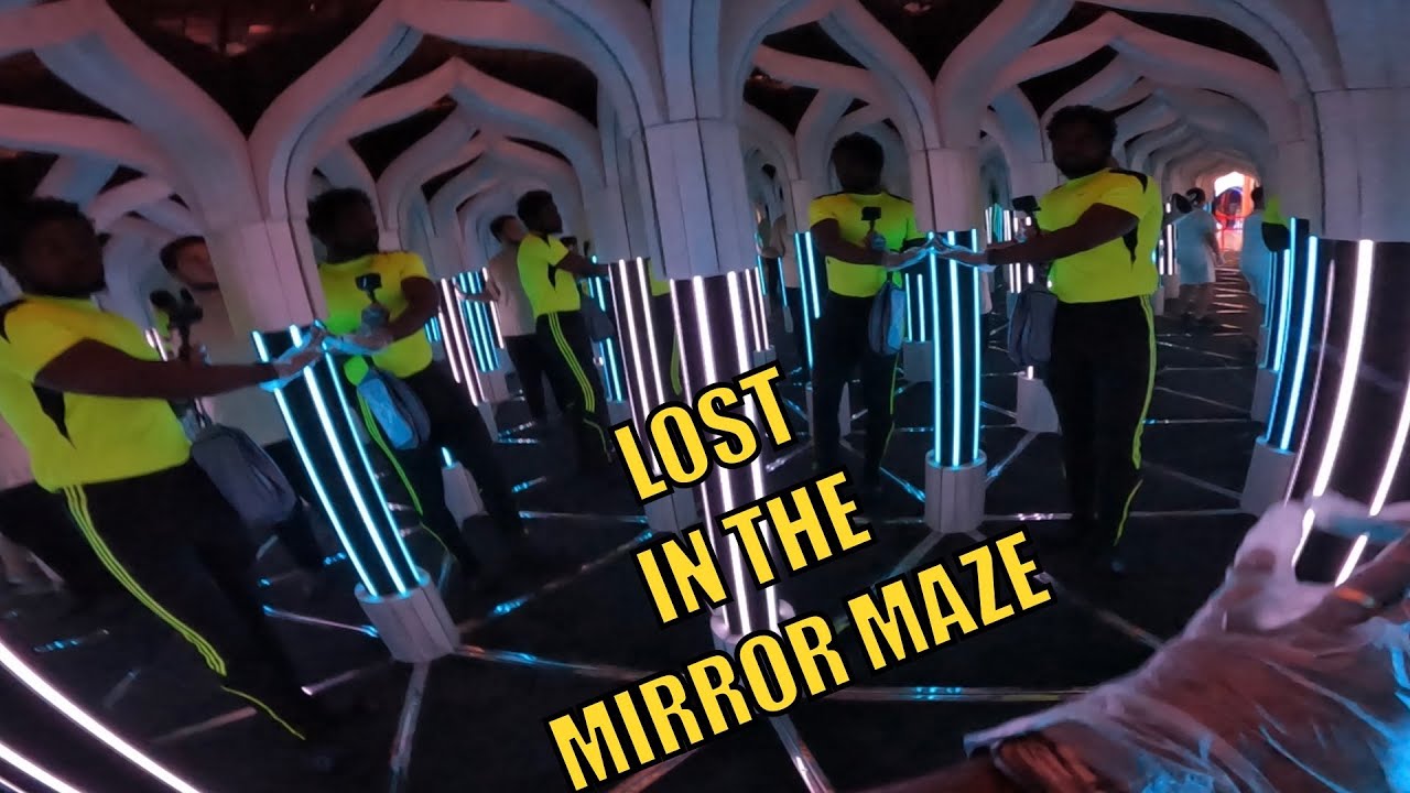 MIRROR MAZES ARE NO JOKE. No Way Out!!! - YouTube