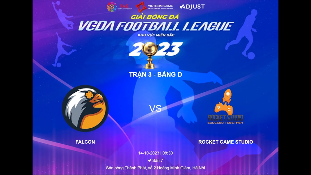 🎞FullMatch: Falcon -vs- Rocket Game Studio | VÒNG 2 - VGDA FOOTBALL ...
