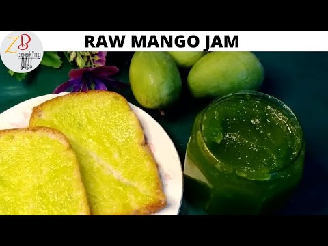 Raw Mango Jam | Homemade Green Mango Jam | ZB Cooking - YouTube