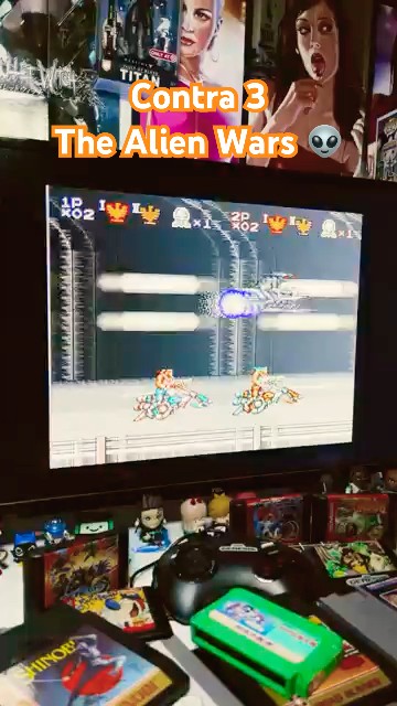 Contra 3 The Alien Wars on SNES #retrogaming #supernintendo #contra # ...
