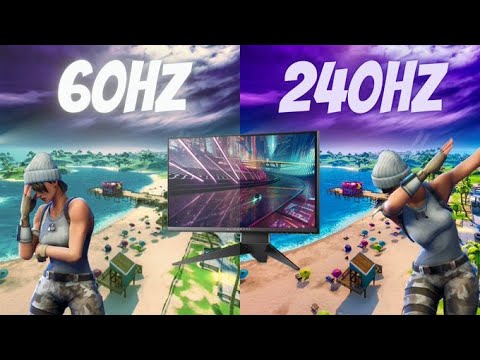 60hz to 240hz Challenge with my New Alienware Monitor! - YouTube