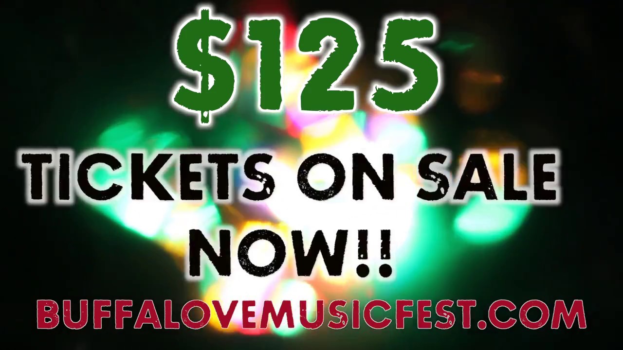 2017 BUFFALOVE MUSIC FESTIVAL Official Lineup - YouTube