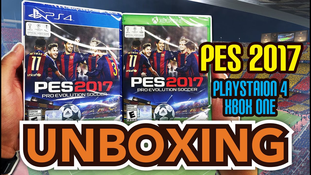 PES 2017 (Pro Evolution Soccer 2017 ) (PS4 / Xbox One) Unboxing ...